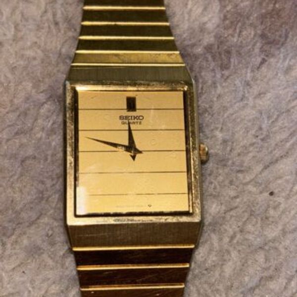 Vintage Seiko Mens Gold Quartz Watch 6530-5199 | WatchCharts Marketplace
