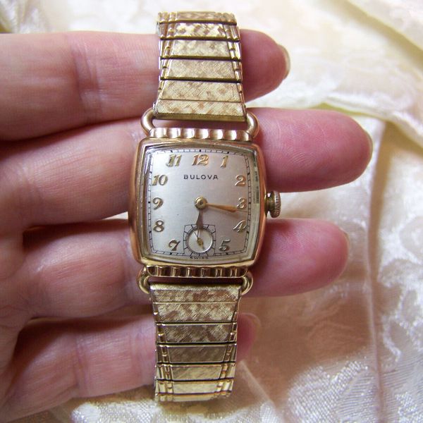 Vintage BULOVA Watch, DIRECTOR ,1949, 15 Jewels, Cal 10BC , Running ...