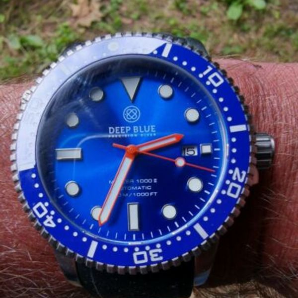 Deep Blue MASTER 1000 44MM AUTOMATIC DIVERs Watch | WatchCharts Marketplace