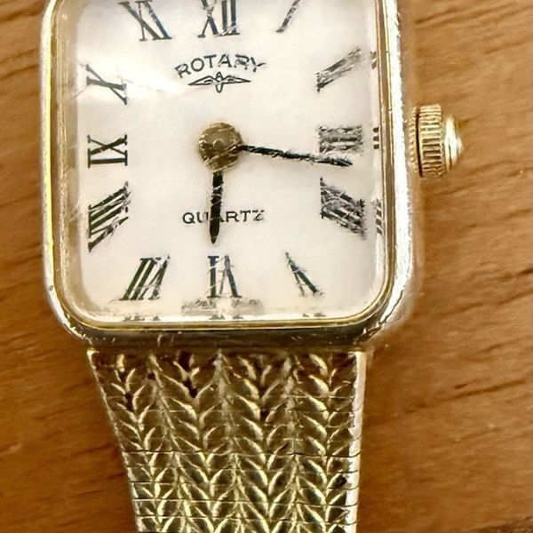 Working Ladies Gold Plated Rotary Dress Watch | WatchCharts Marketplace