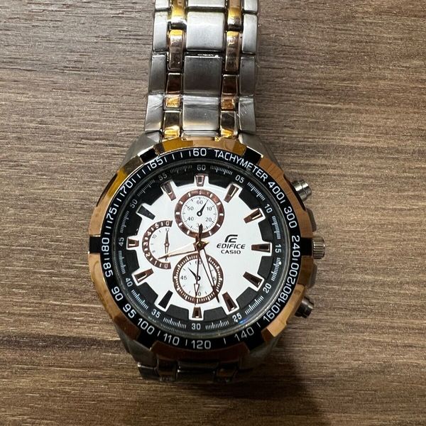 Casio Edifice Mens Watch | Designer | Full Size Chain | WatchCharts ...