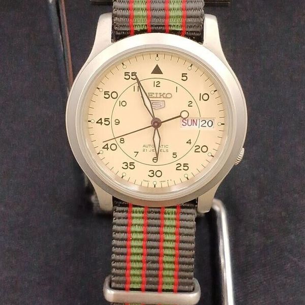 SEIKO 5 Watch Automatic SNK803K2 See-through case back From Japan ...