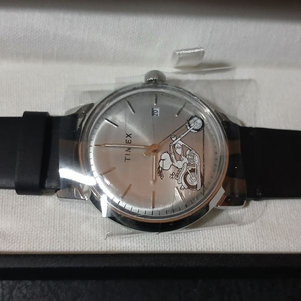 Timex x Peanuts Snoopy Easy Rider Marlin Automatic Watch | WatchCharts ...