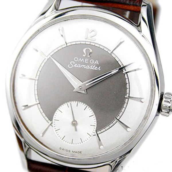 FS: Vintage Omega Seamaster Gray/white two tone, Independent Small ...