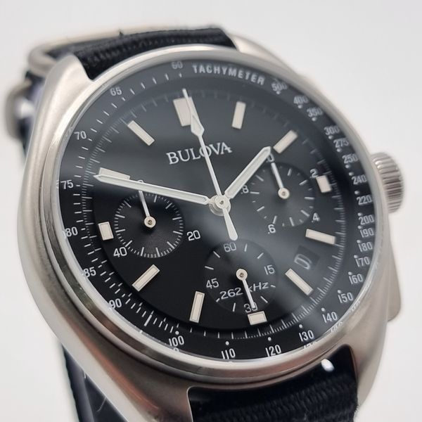 Bulova Lunar Pilot Chronograph Special Edition Apollo 15 Watch - Ref ...