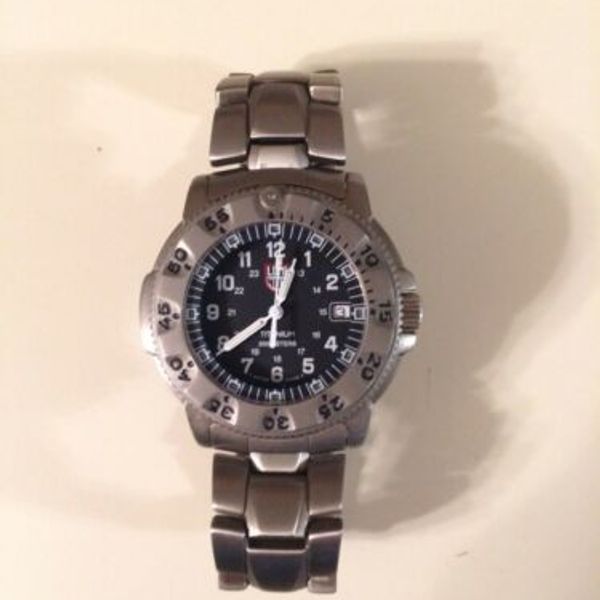 Luminox Series 3600 Titanium Mens Watch Military Type Diver 3H MBM ...