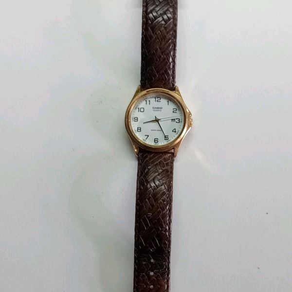 Mens Casio Watch MTP-1188 Working Battery In Used Condition ...