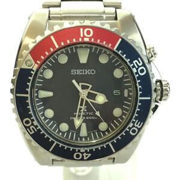 SEIKO KINETIC DIVERS 200m Quartz Watch Analog 5M62-0bl0 | WatchCharts ...