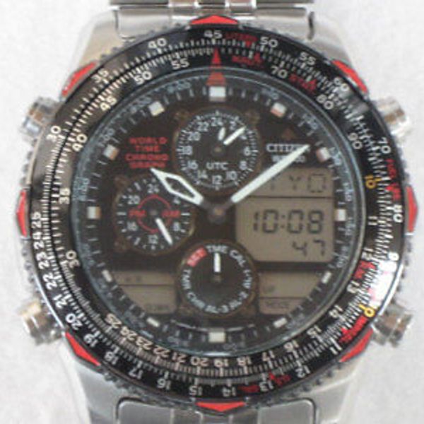 Citizen Promaster C300-E80044 World Time Quartz Mens Authentic Watch ...