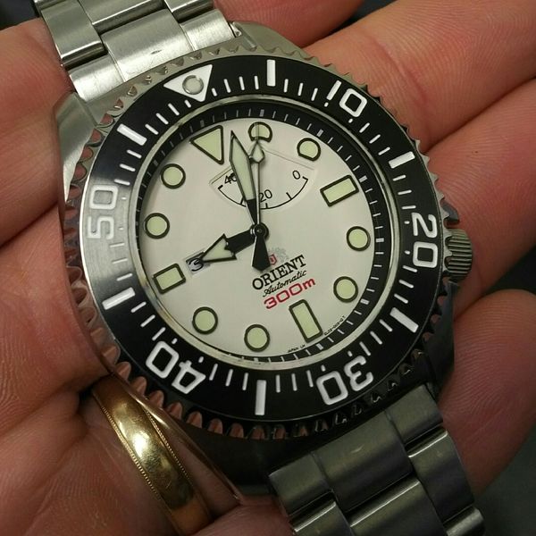 Orient Pro Saturation Diver (White) in CANADA - SOLD | WatchCharts ...