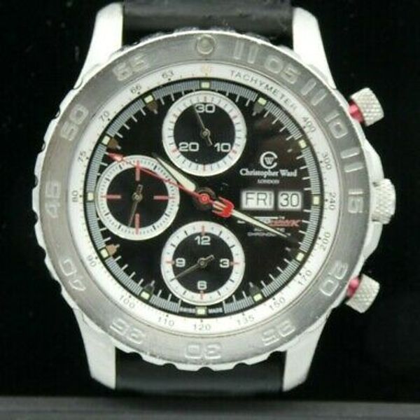 Christopher Ward C40 Speedhawk Automatic Chronograph Swiss Made watch ...
