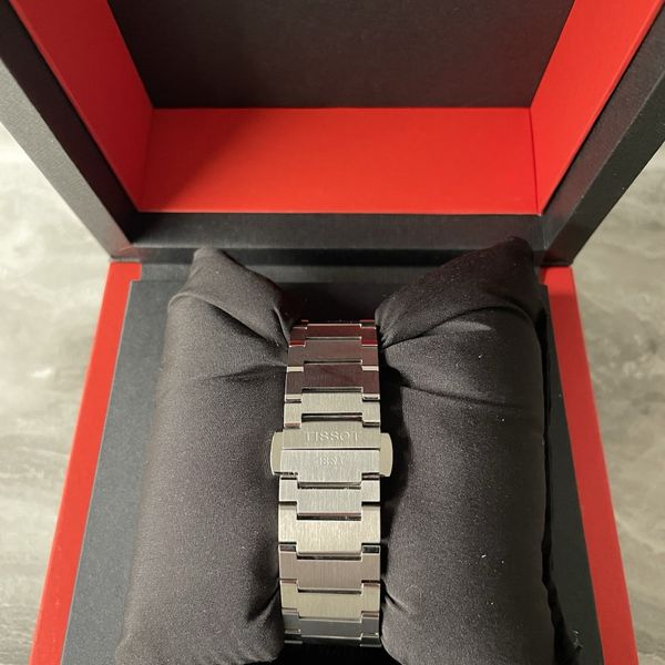 Tissot PRX Powermatic 80 40mm Blue Dial Watch Box and Papers Included ...