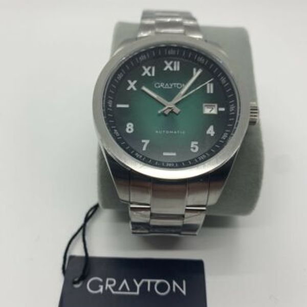 Grayton Native California Men's Automatic Watch- Green Dial, Seiko ...
