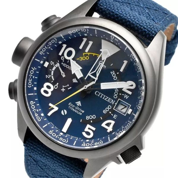 Citizen Promaster Altichron Super Titanium BN4065-07L Blue Dial Men's ...