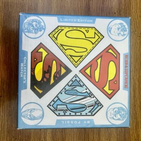 Reign Of The Superman Limited Edition Fossil Watch Collectors 1993 DC ...