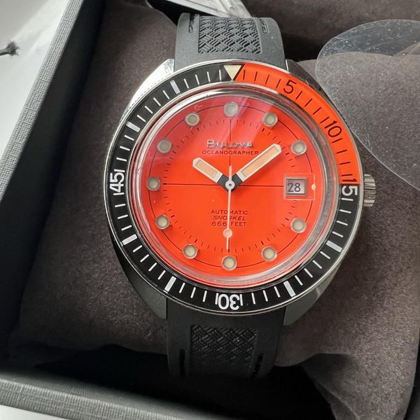 [WTS] Bulova Orange "Devil Diver" OCEANOGRAPHER almost new | WatchCharts