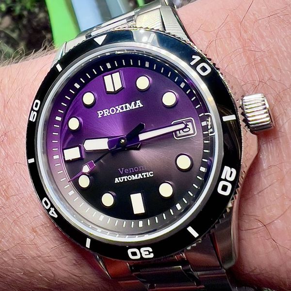 **SOLD** PROXIMA PX1747 PURPLE VENOM MIYOTA 9015 | WatchCharts Marketplace