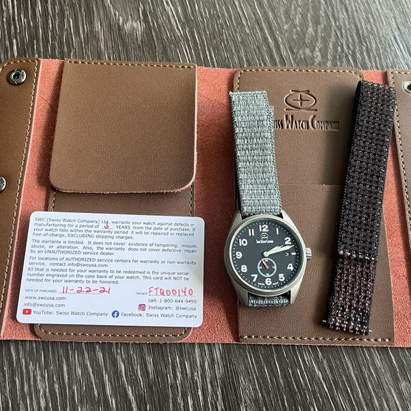 [WTS] SWC ARK Black/Red 38mm Titanium Field Watch | WatchCharts
