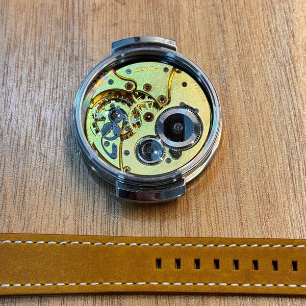 Vintage Zenith Pocket Watch Movement with Strap | WatchCharts Marketplace