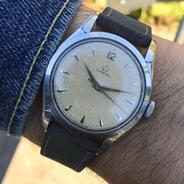 Vintage Omega Raised Lugs, Waffle Dial, Cal. 420 | WatchCharts