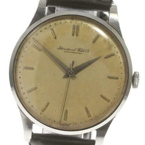 IWC SCHAFFHAUSEN cal.86 round Hand Winding Men's Watch_561009 ...