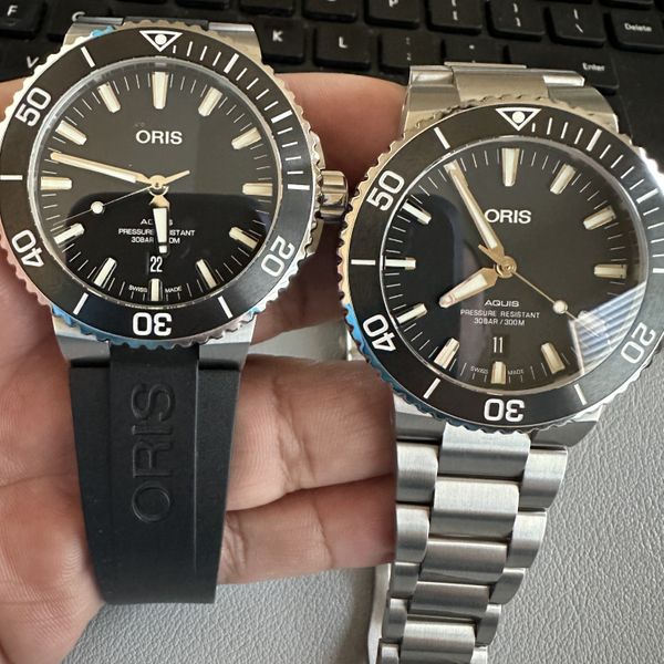 (2) Oris Aquis For Sale | WatchCharts Marketplace