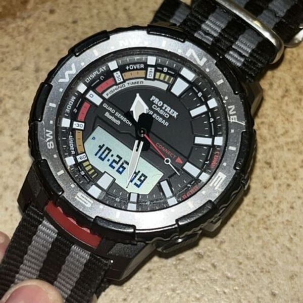 Casio Protrek PRT-B70 Watch Bluetooth Digital Compass Quad Sensor ...