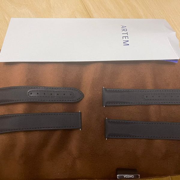 [wts] Artem Loopless Sailcloth Strap 20mm Omega Style Deployant