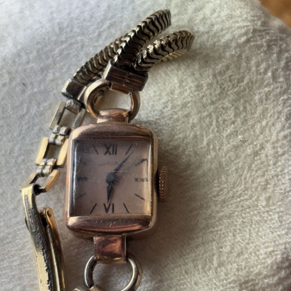 Hamilton Vintage Womenâ s Watch Not Working Bronze/Copper Color ...