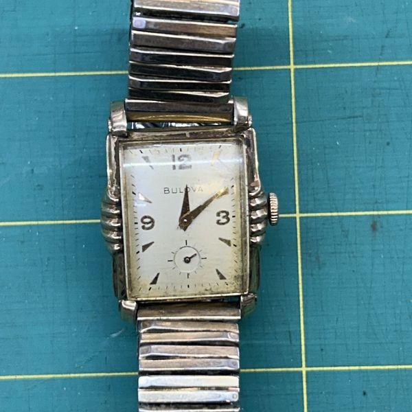 Vintage 1953 L3 Bulova President Manual Wind Wrist Watch Kreiser Band ...