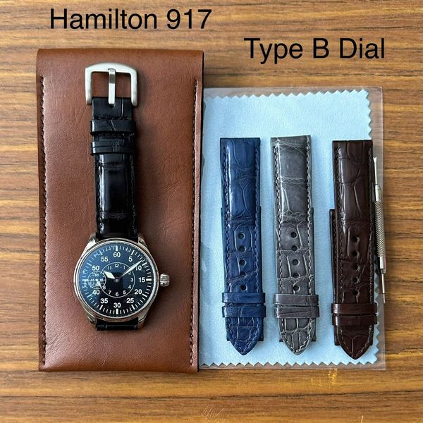 Big Pilot Watch Custom Sterile Type B Dial with Hamilton 917 Movement ...