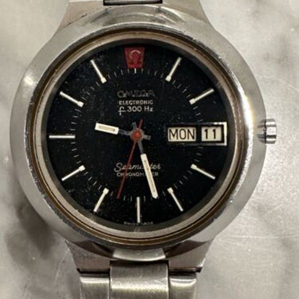 Vintage OMEGA Seamaster f300Hz Chronometer Electronic 198.0018 Steel ...