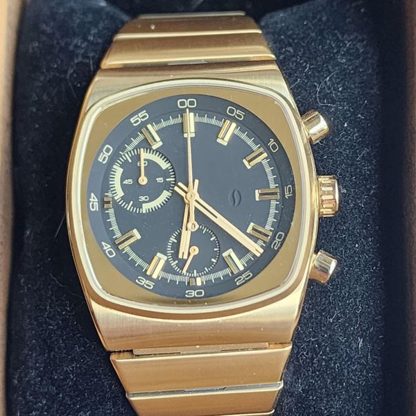 [WTS] Brew Metric Chronograph Gold & Black - Excellent Condition, Box ...
