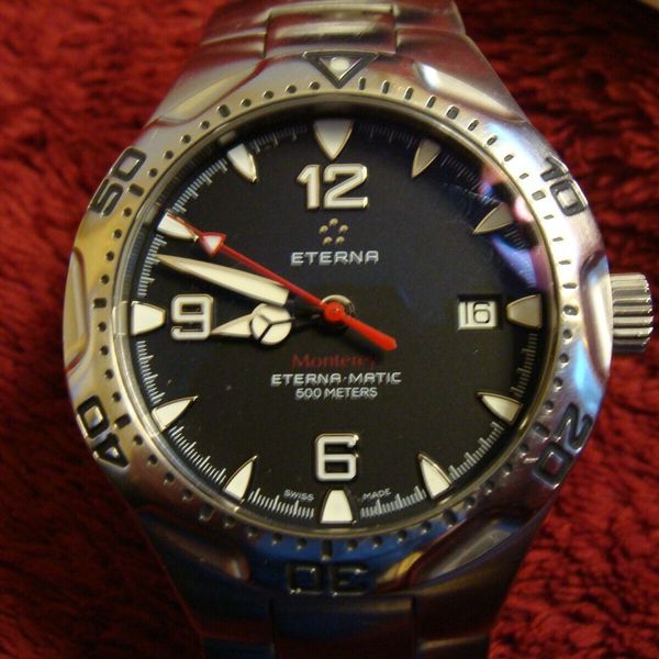 ETERNA MONTEREY AUTOMATIC DIVER'S 500M 1611.41.40 MEN'S WATCH | WatchCharts