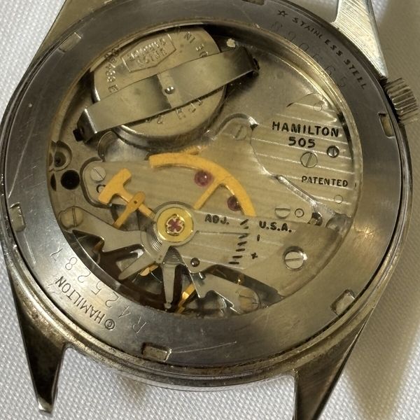 Vintage Hamilton Electric Clearview Watch Black Dial | WatchCharts ...