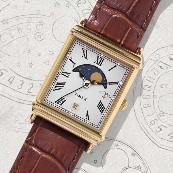 Noah X Timex Moon Phase Watch - Brown / Gold (Pre-Order) | WatchCharts ...