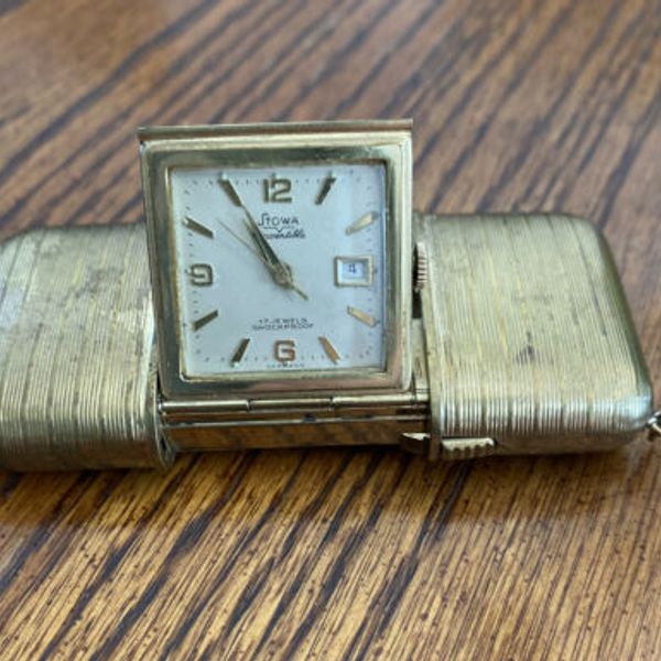 Vintage STOWA 17 jewels Convertible Watch German- for Repairs/Parts ...