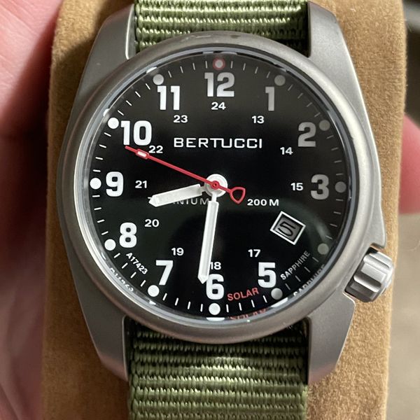 BERTUCCI A-2T Solar Classic Watch (Titanium) | WatchCharts Marketplace