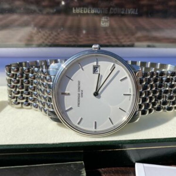 Frederique Constant Slimline Watch Quartz FC220 Dress Watch ...
