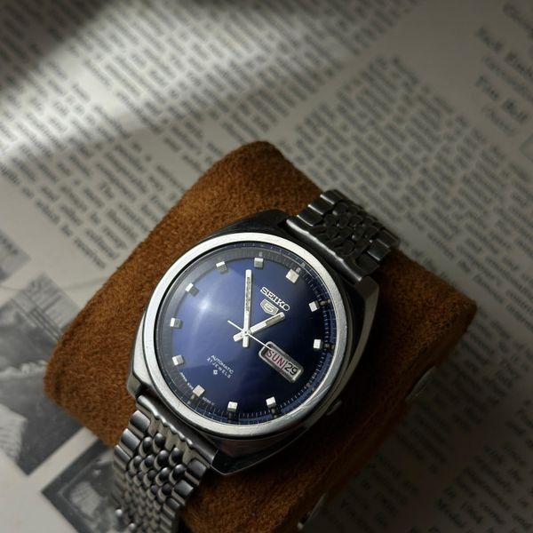[WTS] Vintage Seiko 5 - 6319-8030 - Sunburst Blue dial - BOR chain ...