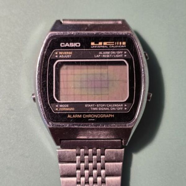 VINTAGE CASIO UNIVERSAL CALENDAR Digital WATCH 79QS For Repair ...