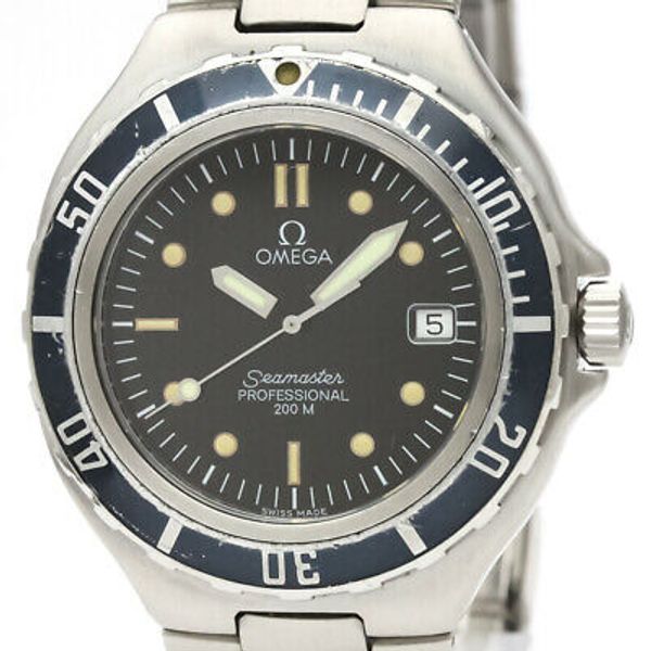 Polished OMEGA Seamaster Professional 200M Quartz Mens Watch 396.1052 ...