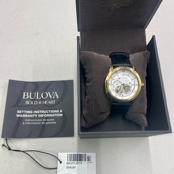Bulova Mens Classic Sutton 4-hand Watch 24HR Subdial 42MM 97A187 - USED ...