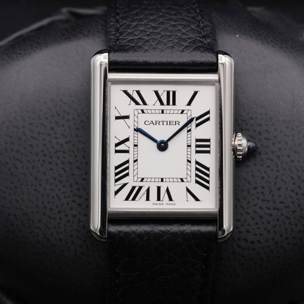 FSOT: Cartier Tank Must Large - WSTA0041 - Silver Roman - Stainless ...