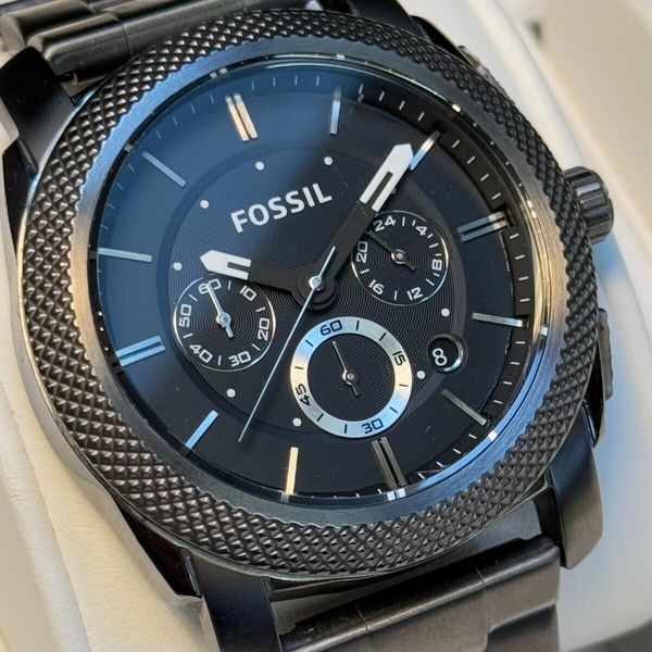Fossil FS4662 Quartz Chronograph Men's Watch Men's Watch Metal Grey ...