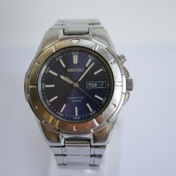 SEIKO KINETIC 5M63-0AE0 MENS WATCH | WatchCharts Marketplace