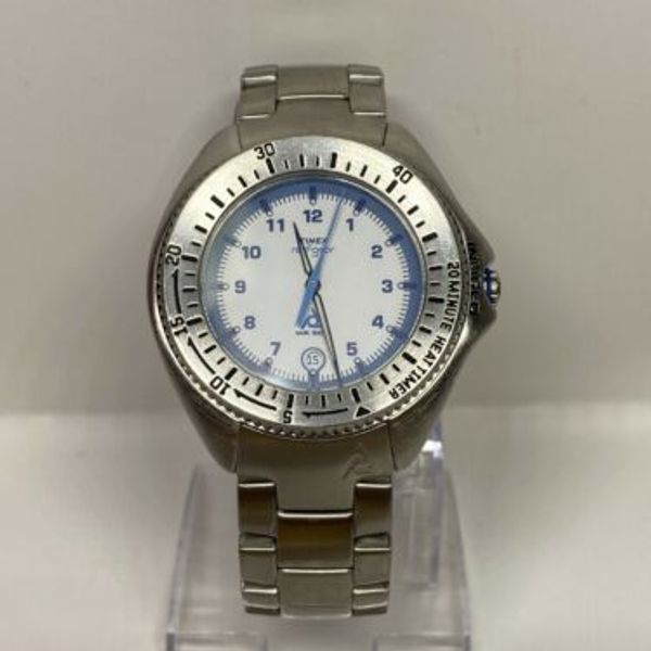 Timex Reef Gear Analog Mens Watch Indiglo Rotating Bezel Date ...