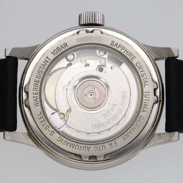 TUTIMA FX UTC WATCH black SS/leather AT | WatchCharts Marketplace