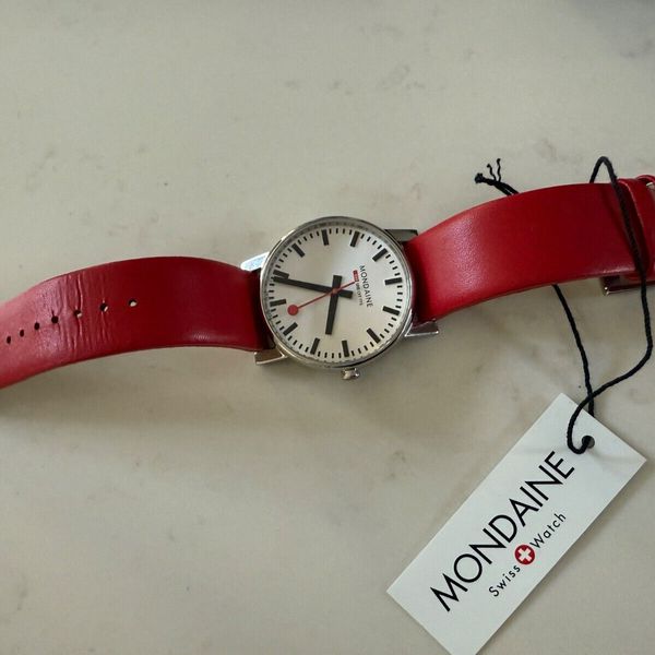 Genuine ' Mondaine ' ' Official Swiss Railways Watch ~ SBB CFF FFS ...