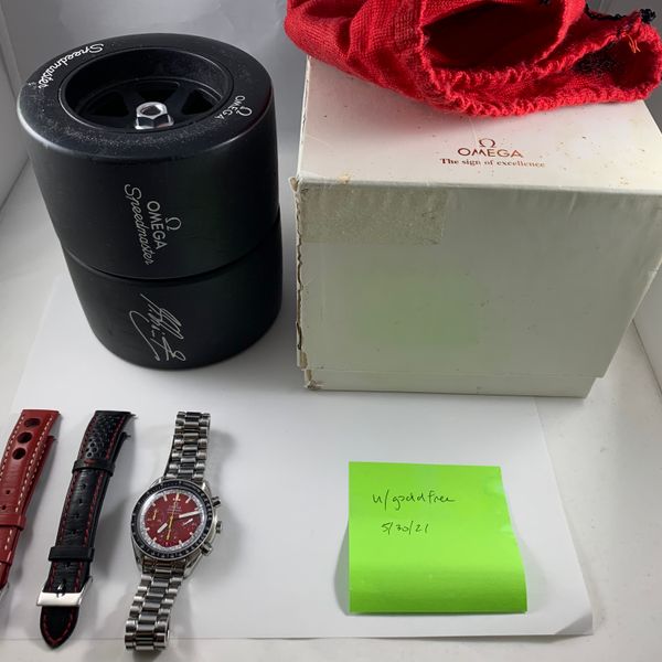 [WTS] Omega Speedmaster Schumacher - Serviced w/ Tire Box + Extras ...